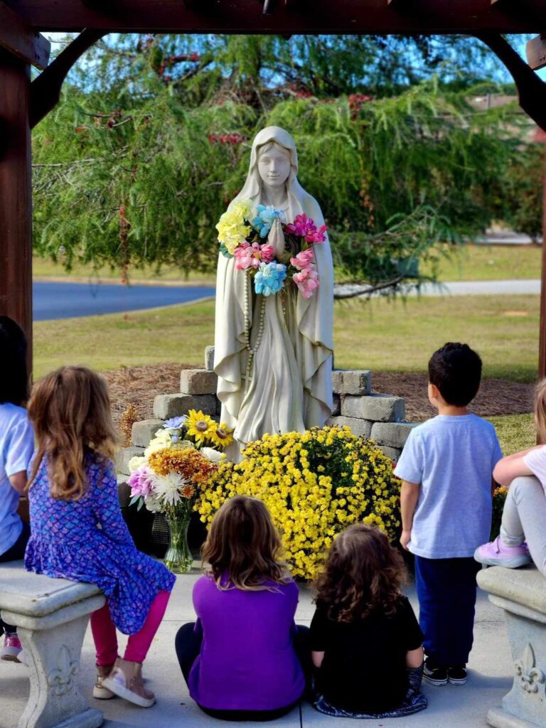 Mary with Kids | St. Mary Magdalene
