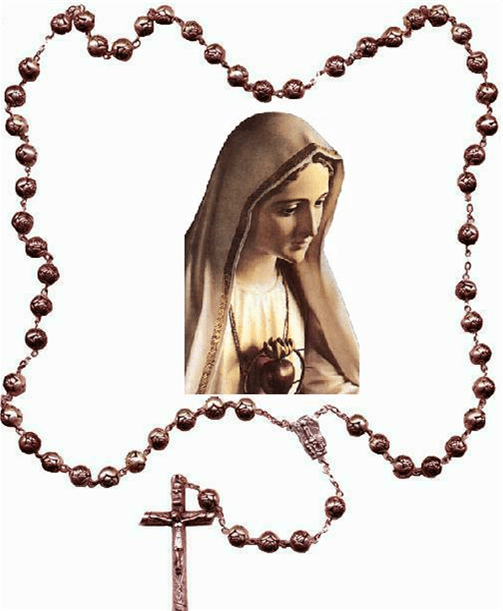 Mother Mary With Rosary Wallpaper